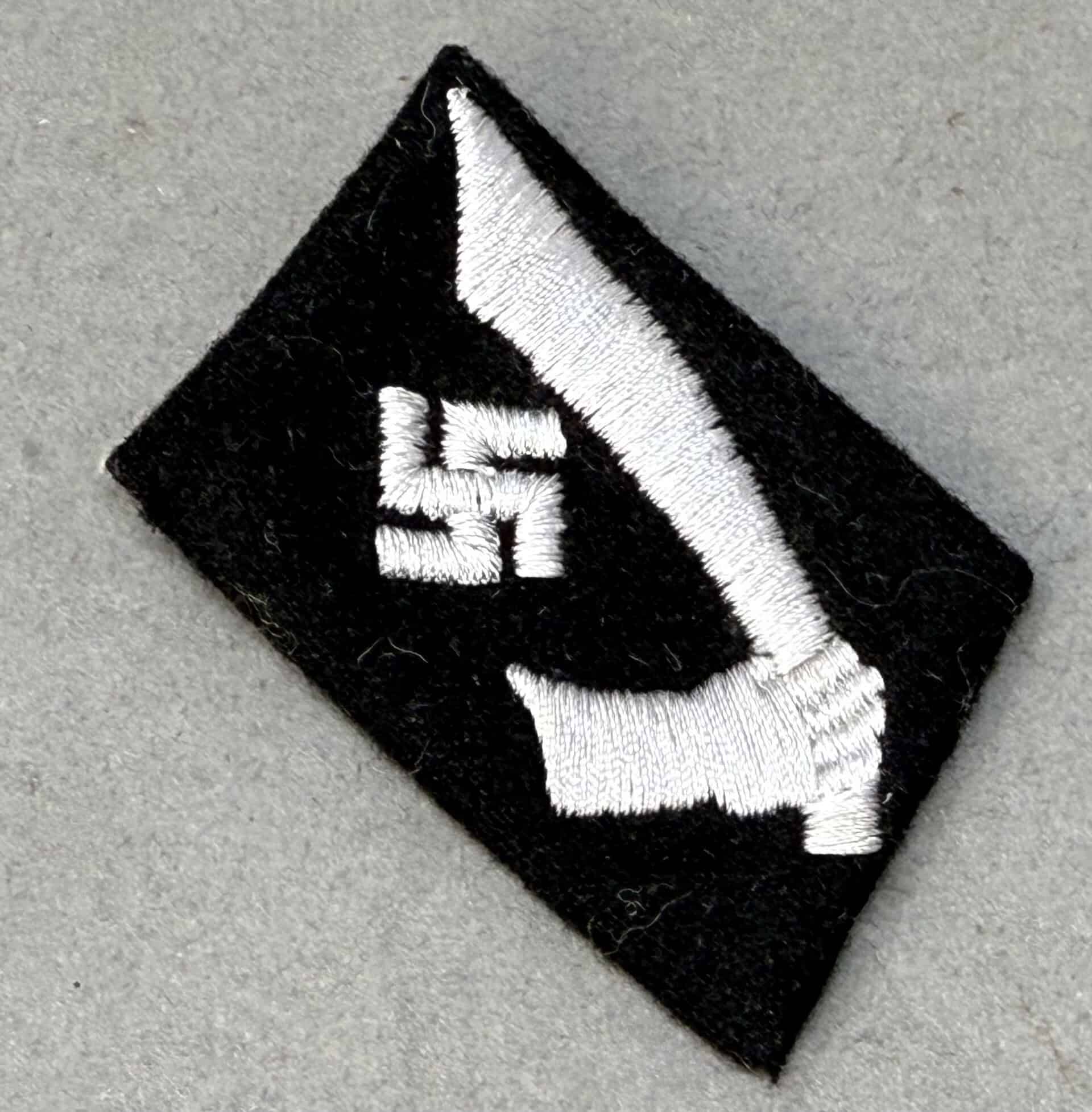 WWII German Collar Tab Waffen Waffen | Museum COA Certified