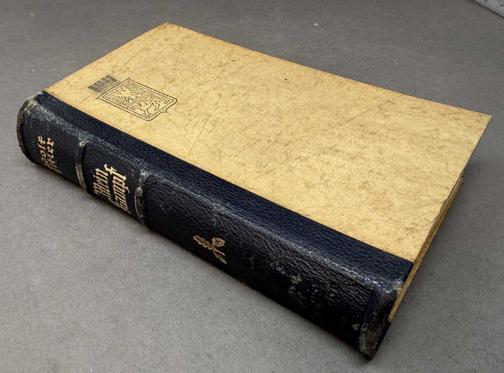 1941 WWII German Mein Kampf Book Wedding - Certified