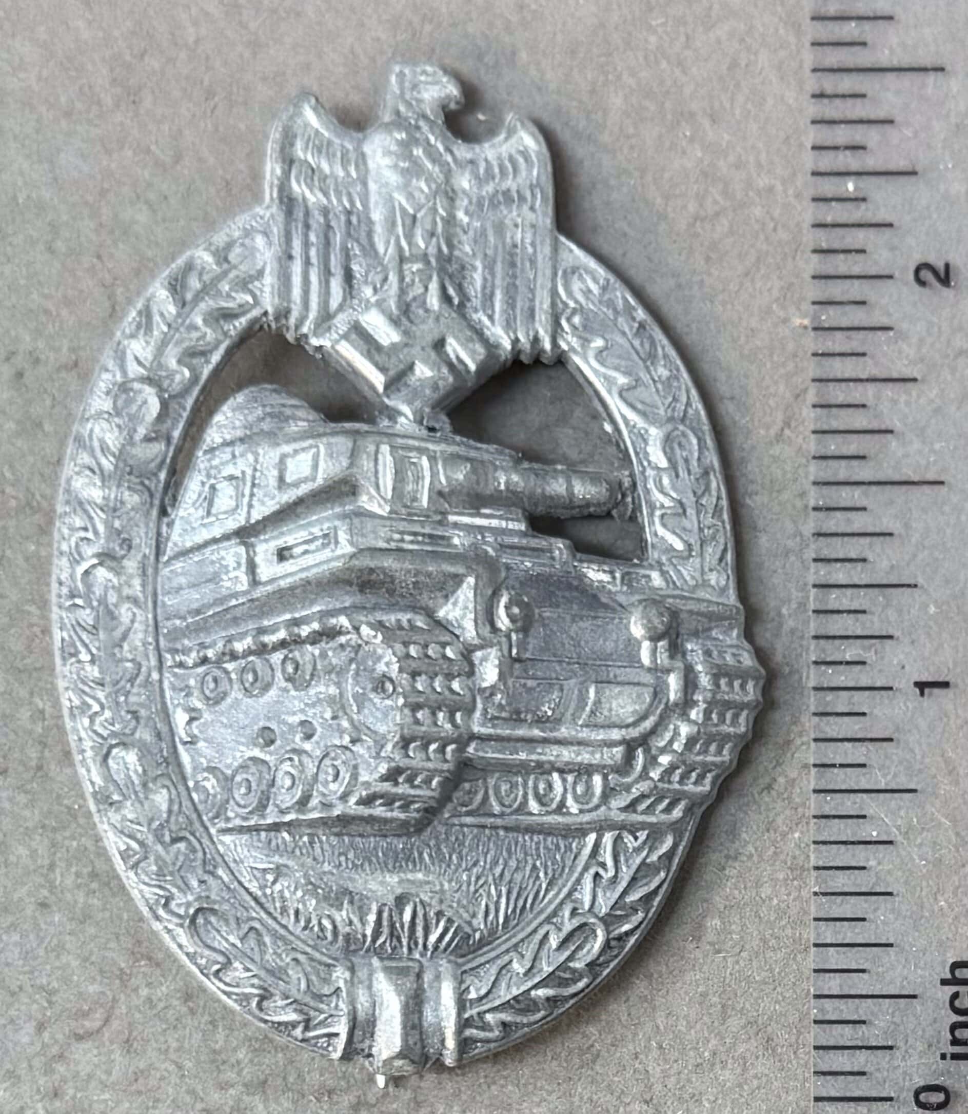 Shop WWII German Heer Panzer Assault Badge Silver | COA