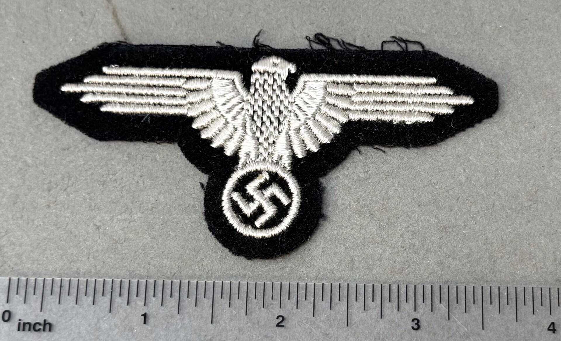 Shop WWII Waffen-SS NCO Sleeve Eagle Insignia | Museum COA