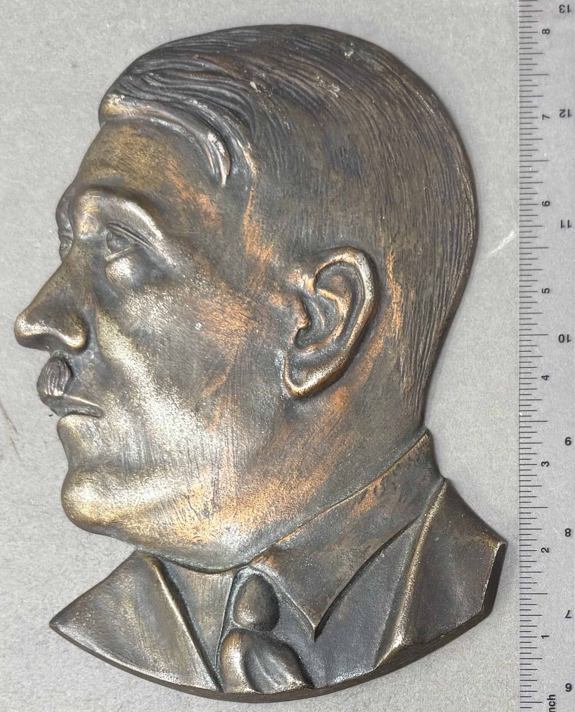 Hitler Plaque - Authentic WWII Relic | Museum COA Historic
